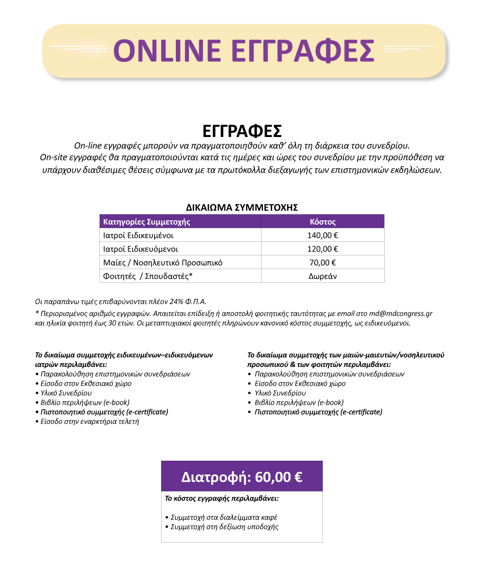 Α΄ΑΝΑΚΟΙΝΩΣΗ | 22o Πανελλήνιο Συνέδριο Περιγεννητικής Ιατρικής | 1-3 ...